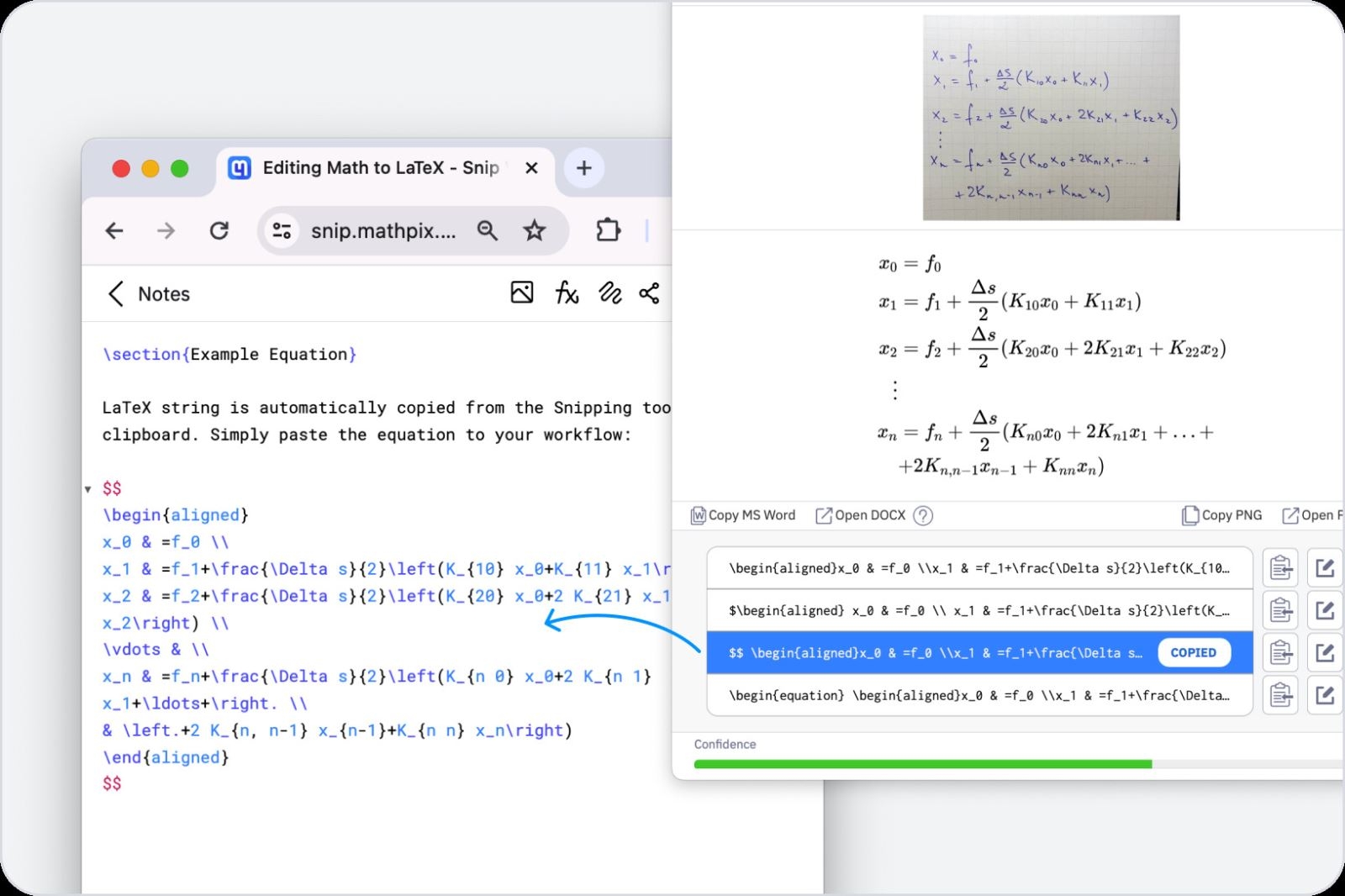 Mathpix - công cụ trích xuất công thức toán học từ file PDF, ảnh