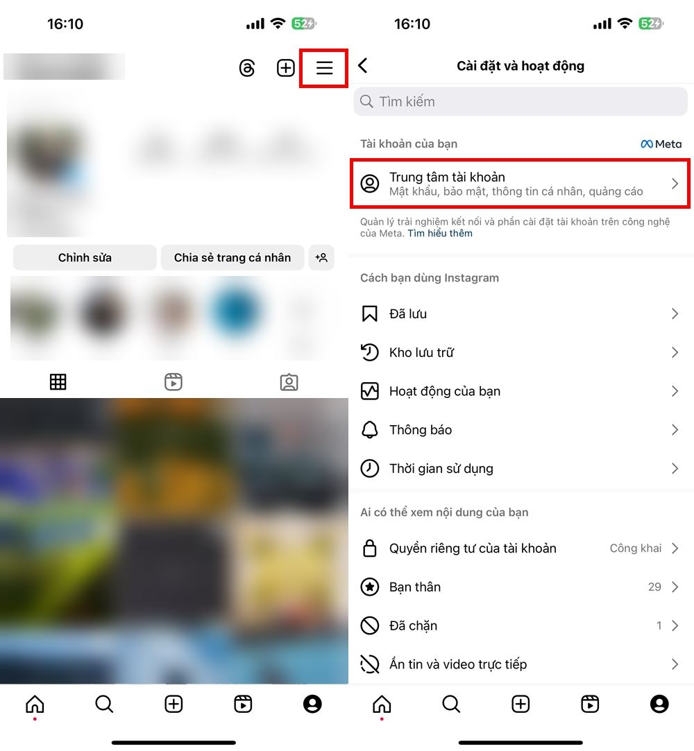 Cách lấy mã dự phòng Instagram khi không thể đăng nhập