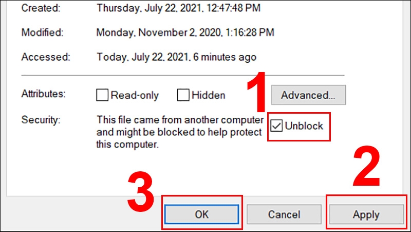 Cách sửa lỗi: This app has been blocked for your protection