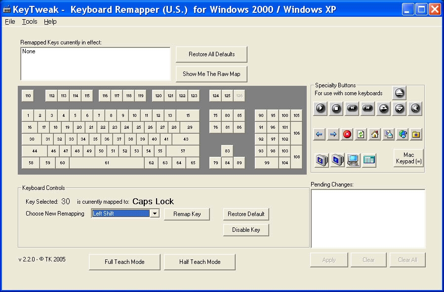 KeyTweak: Công cụ giúp "hô biến" chức năng và tùy chỉnh bàn phím