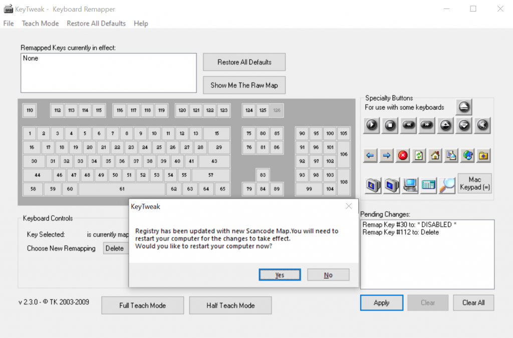 KeyTweak: Công cụ giúp "hô biến" chức năng và tùy chỉnh bàn phím