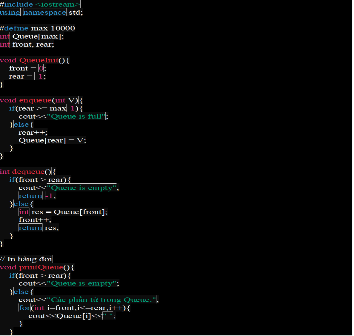 Queue là gì? Các hoạt động của cấu trúc dữ liệu hàng đợi