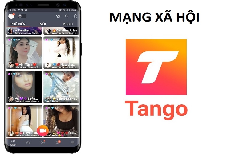 Tải Tango - Mạng xã hội giúp bạn kết nối bạn bè toàn cầu