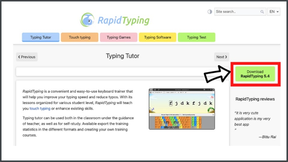 Rapid Typing: Phần mềm tuyệt vời để nâng cao khả năng nhập liệu