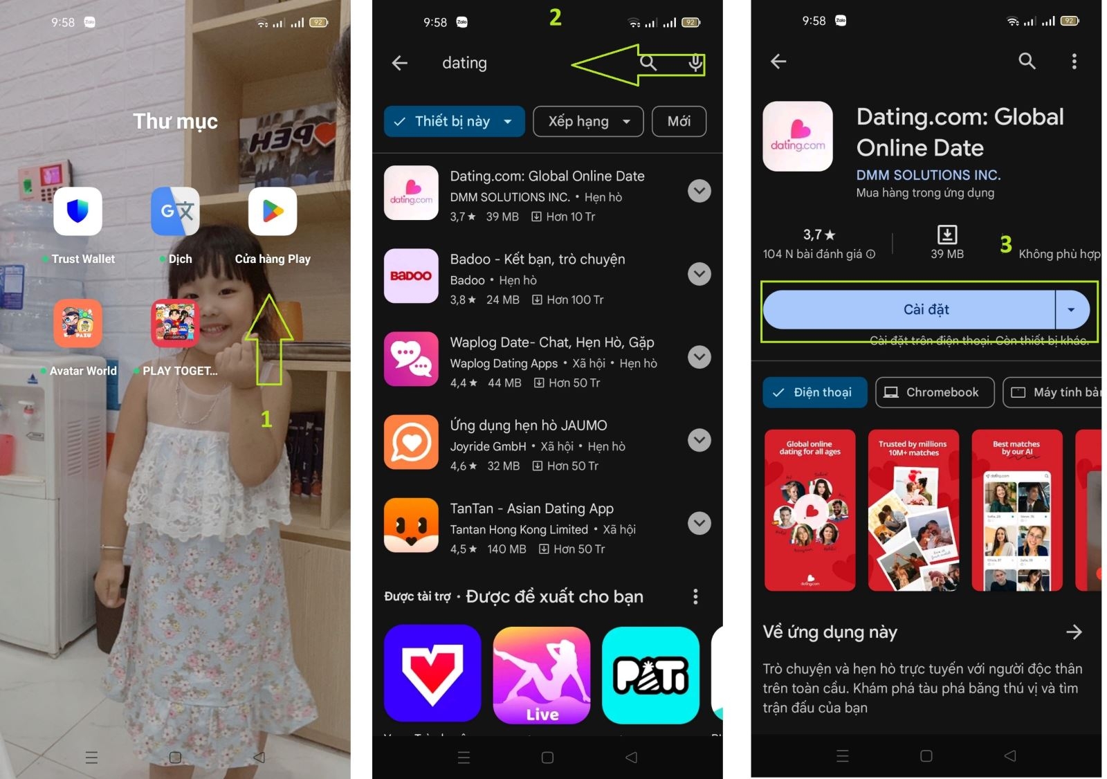 Tải Dating.com: Ứng dụng hẹn hò, tìm người yêu toàn cầu