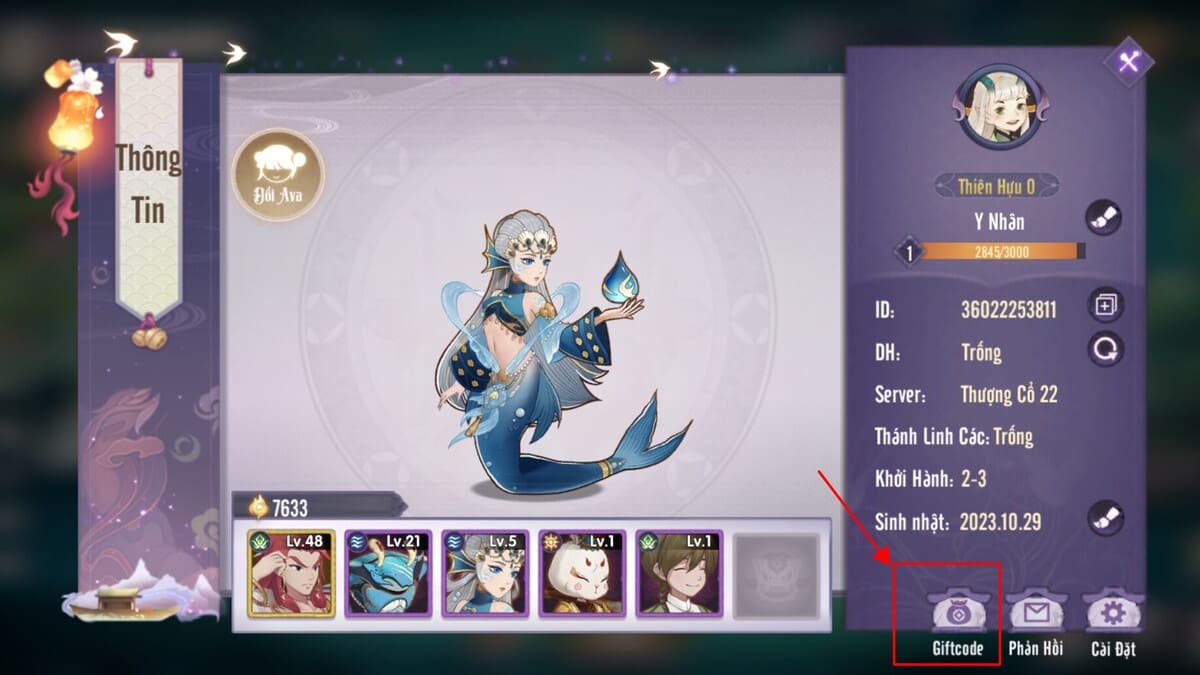 Code Thượng Cổ U Linh mới tháng 5/2024 và cách nhập code đổi quà