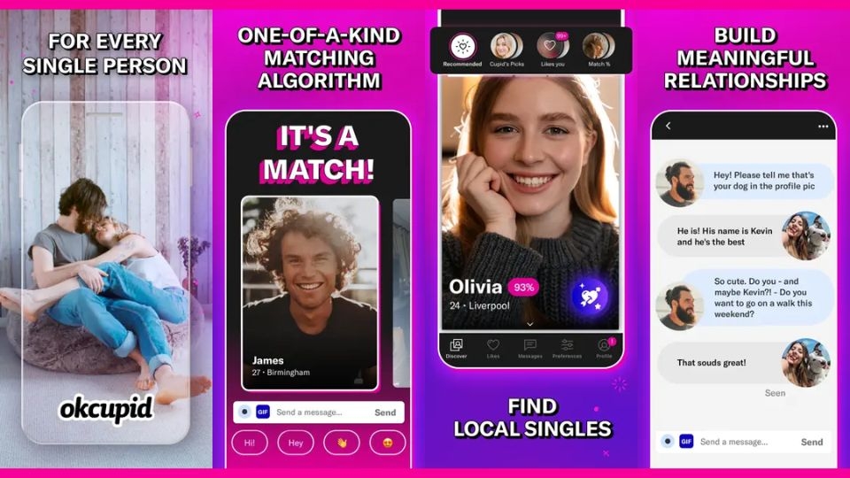 Ứng dụng OkCupid - Hẹn hò trực tuyến, tìm kiếm tình yêu đích thực