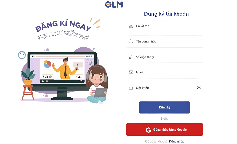 OLM.VN là gì? Từ A-Z cách sử dụng website học trực tuyến miễn phí