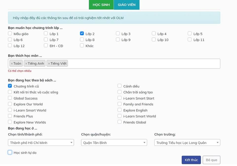 OLM.VN là gì? Từ A-Z cách sử dụng website học trực tuyến miễn phí
