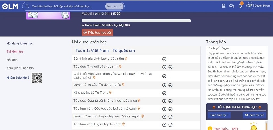 OLM.VN là gì? Từ A-Z cách sử dụng website học trực tuyến miễn phí