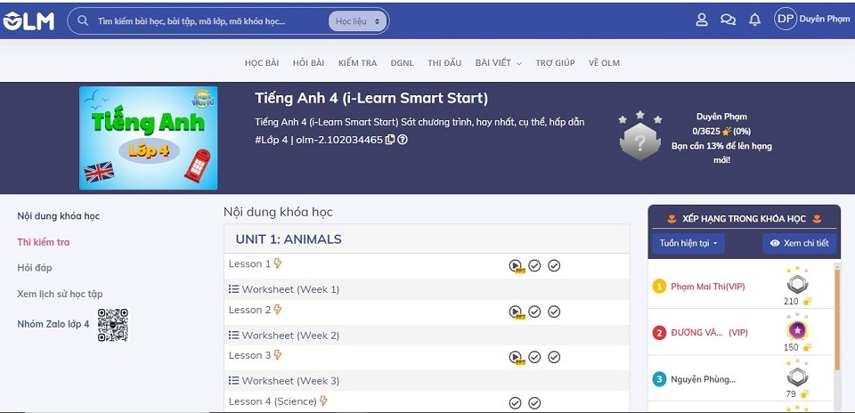 OLM.VN là gì? Từ A-Z cách sử dụng website học trực tuyến miễn phí