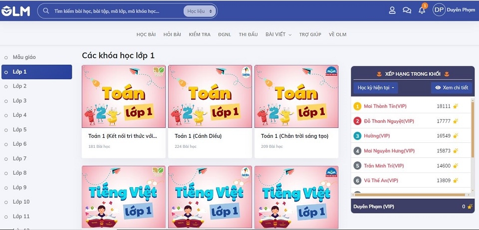 OLM.VN là gì? Từ A-Z cách sử dụng website học trực tuyến miễn phí