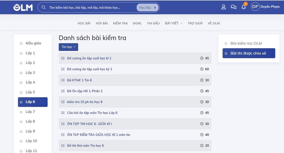 OLM.VN là gì? Từ A-Z cách sử dụng website học trực tuyến miễn phí