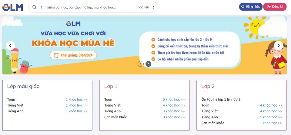 OLM.VN là gì? Từ A-Z cách sử dụng website học trực tuyến miễn phí