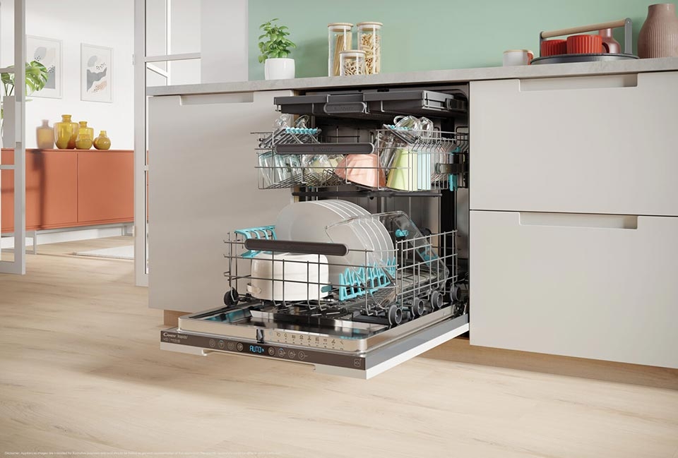 9 công nghệ máy rửa chén Candy giúp nâng cao trải nghiệm rửa bát