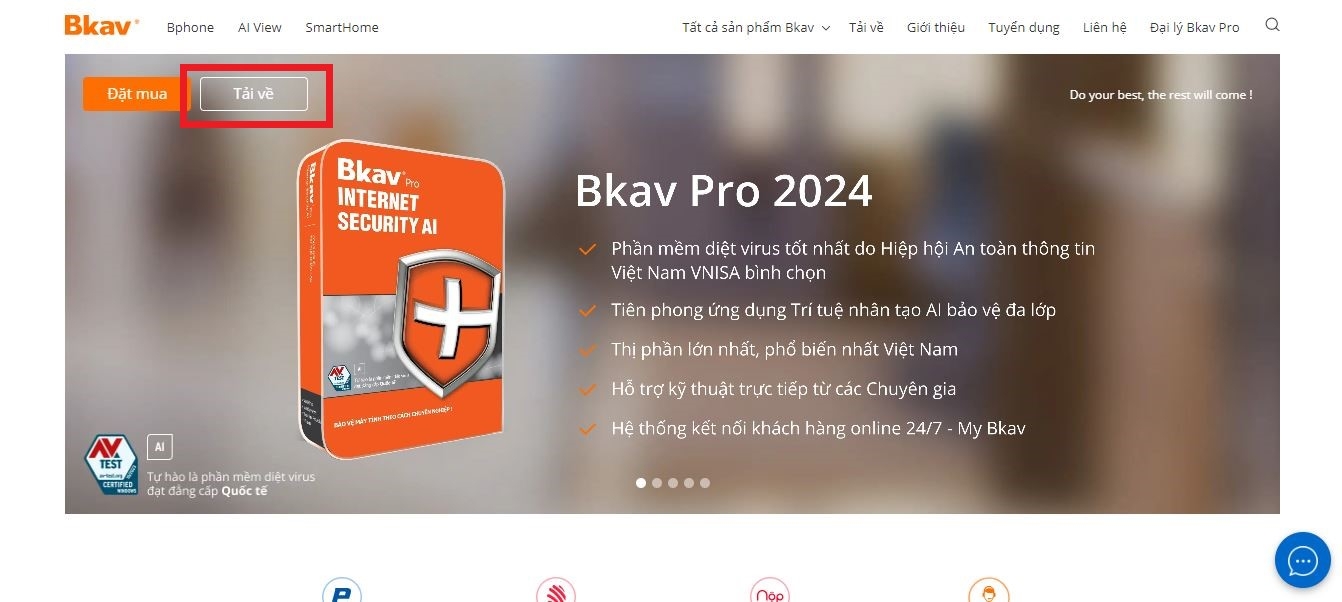 Hướng dẫn cách tải phần mềm Bkav Home, cách sử dụng phần mềm