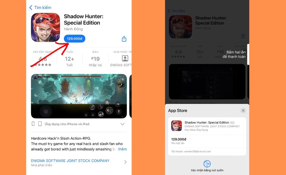 Shadow Hunter: Special Edition cho iOS - Game phiêu lưu hành động