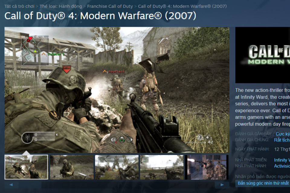Call of Duty 4: Giới thiệu và hướng dẫn chi tiết cách tải game