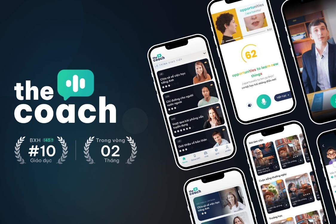 The Coach - Ứng dụng học tiếng Anh tích hợp ChatGPT hiệu quả