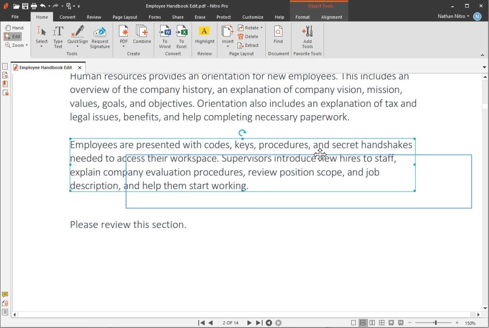 Nitro Reader: Phần mềm miễn phí cho phép chỉnh sửa file PDF