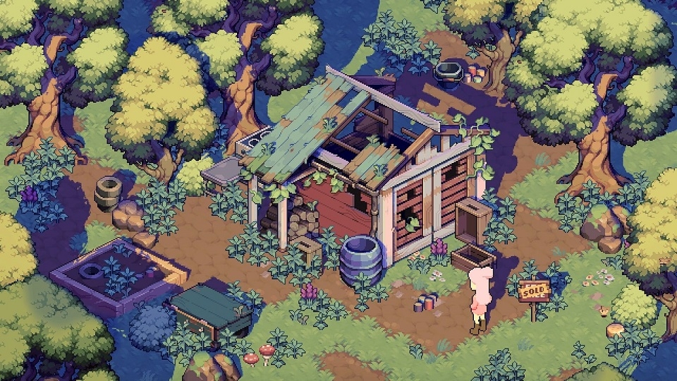 Moonfrost: Tựa game cực chill về chủ đề nông trại trên cung trăng