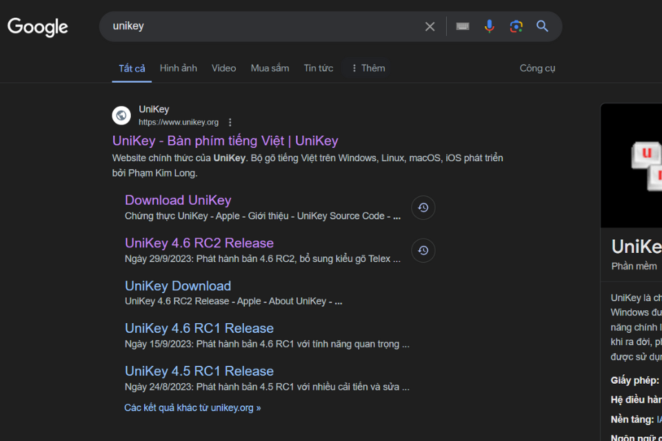 Cách chỉnh UniKey - Phần mềm gõ Tiếng Việt số một cho máy tính