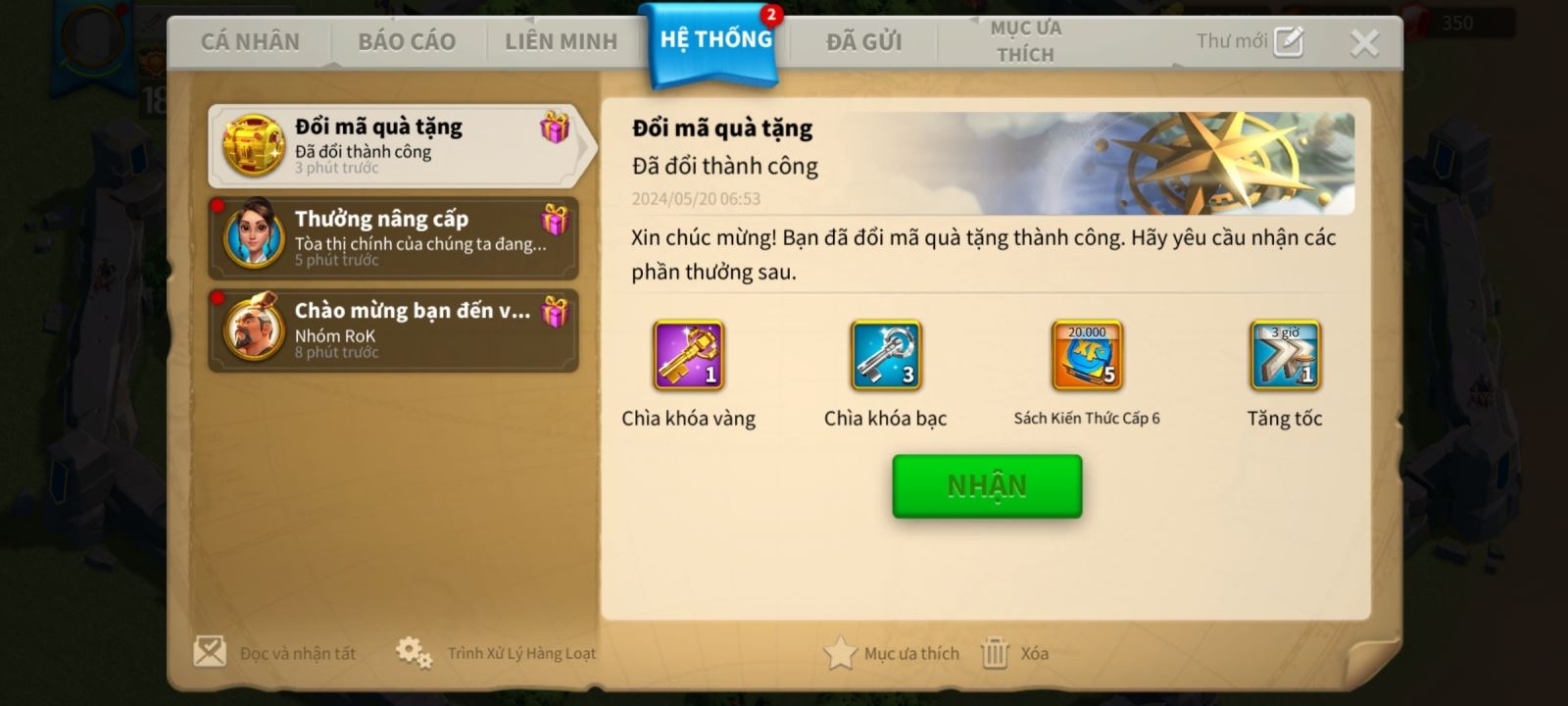 Tổng hợp code Rise of Kingdoms mới nhất 12/2025 và cách nhập