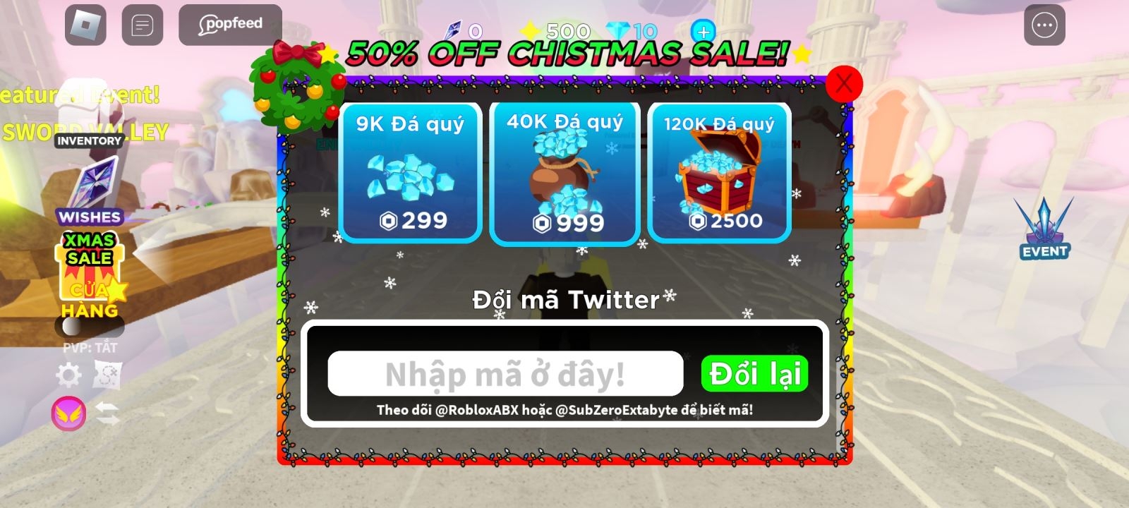 Code Anime Battlegrounds X giúp bạn chinh phục đấu trường anime