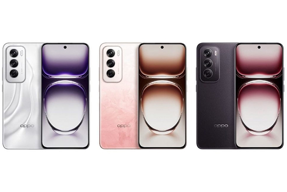 OPPO Reno12, Reno12 Pro lộ ảnh render, hé lộ thiết kế bắt mắt