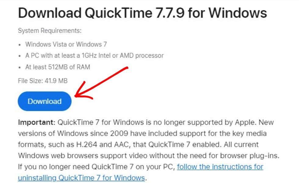 QuickTime: Ứng dụng xem phim, nghe nhạc trên Windows và Mac