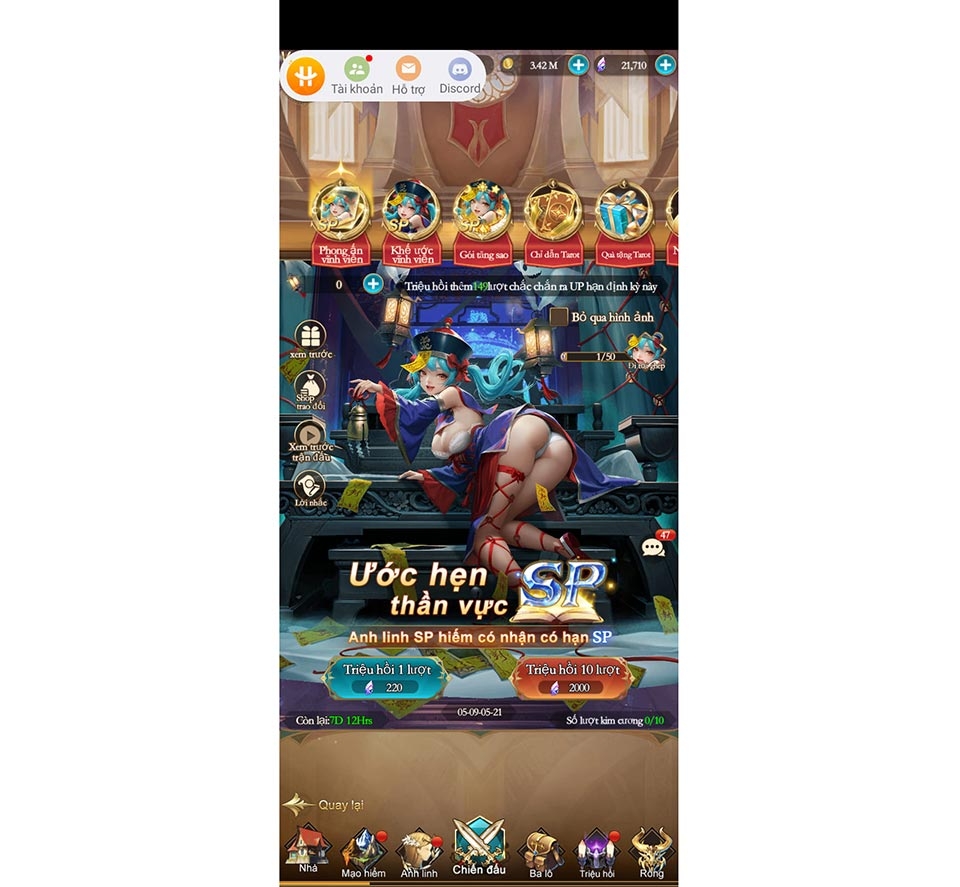 Tổng hợp các mẹo chơi game Goddess Era để lên cấp nhanh