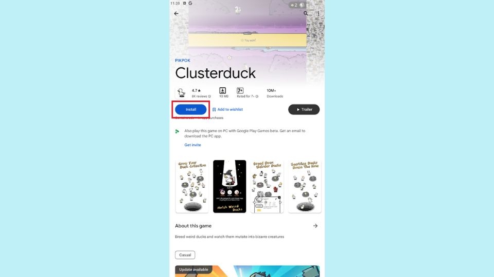 Game Clusterduck - Những chú vịt "quái dị" thống trị thế giới ảo