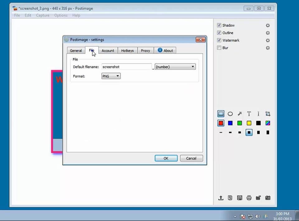 Postimage: Phần mềm chụp ảnh màn hình nhẹ nhưng vô cùng tiện lợi