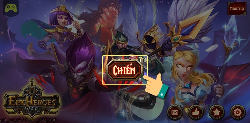 Full code Epic Heroes War tháng 12/2025, cách săn và nhập code nhận quà