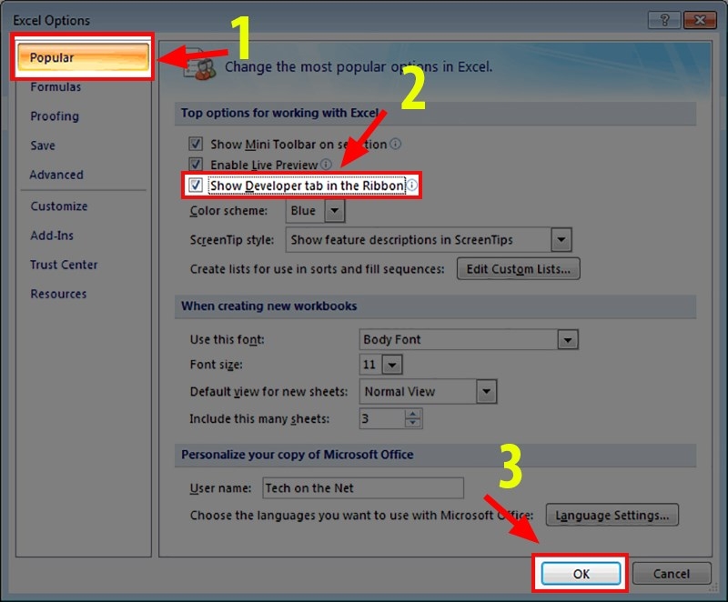 Developer trong Excel: Hướng dẫn chi tiết cách mở tab Developer