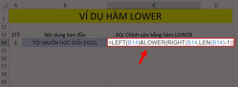 Tìm hiểu về hàm LOWER trong Excel: Hướng dẫn chi tiết cách dùng