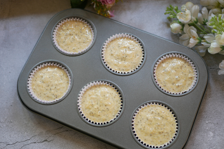 Cách làm bánh muffin chuối socola bằng nồi chiên không dầu