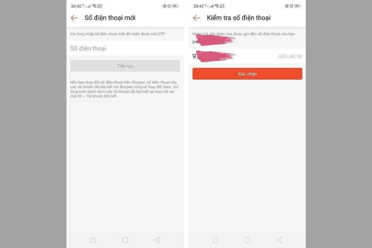 Hướng dẫn cách đổi số điện thoại trên Shopee