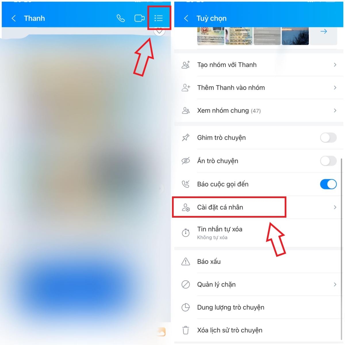 Cách bật, tắt tự động tải file Zalo qua điện thoại, máy tính