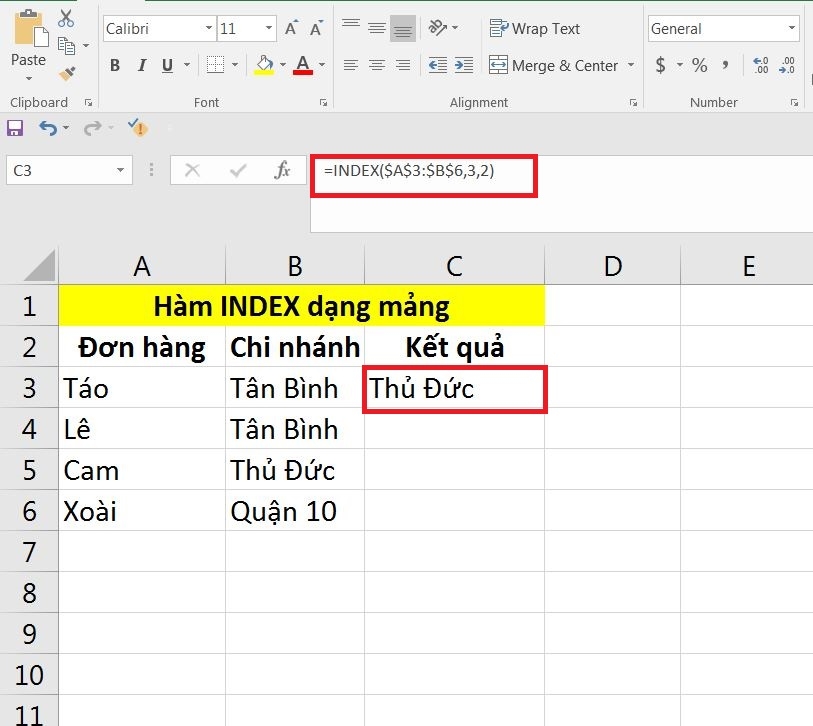 Các hàm liệt kê trong Excel, cách sử dụng và ví dụ minh họa