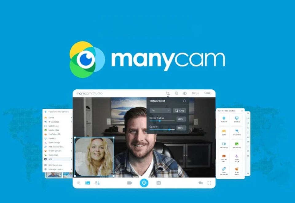 ManyCam: Công cụ thêm các hiệu ứng vào cuộc trò chuyện qua webcam