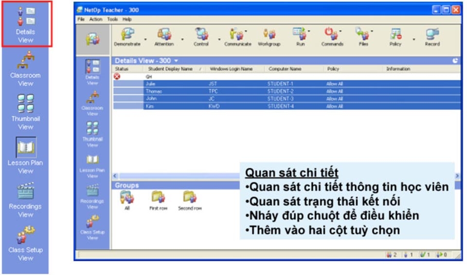 NetOp School: Giải pháp quản lý lớp học dành cho giáo viên