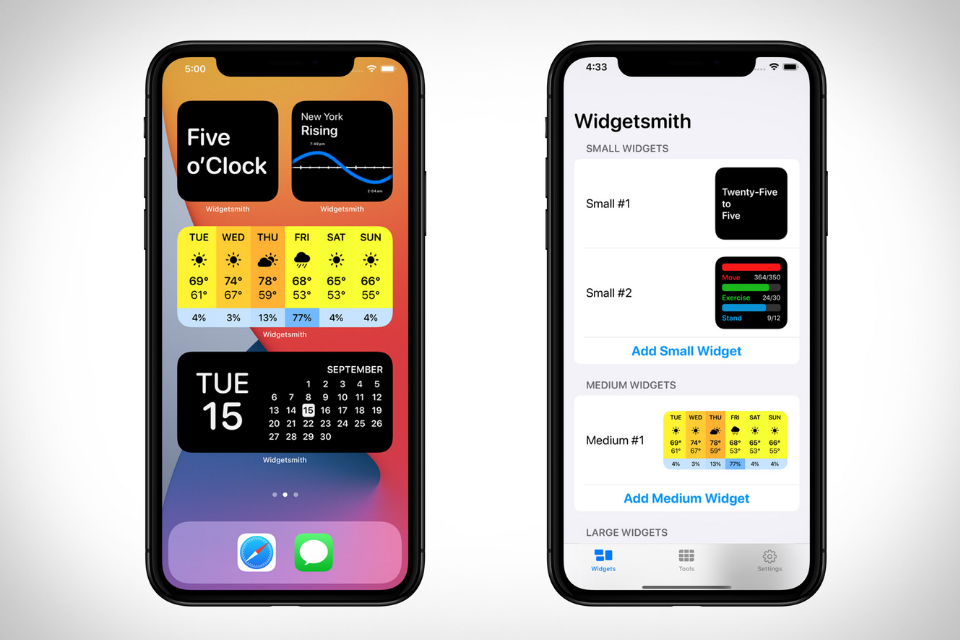 Hướng dẫn cách sử dụng Widgetsmith tùy chỉnh widget trên iPhone