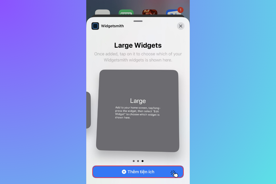 Hướng dẫn cách sử dụng Widgetsmith tùy chỉnh widget trên iPhone