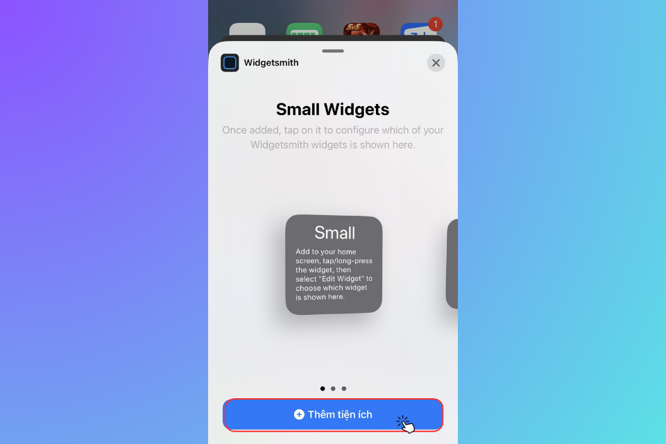 Hướng dẫn cách sử dụng Widgetsmith tùy chỉnh widget trên iPhone