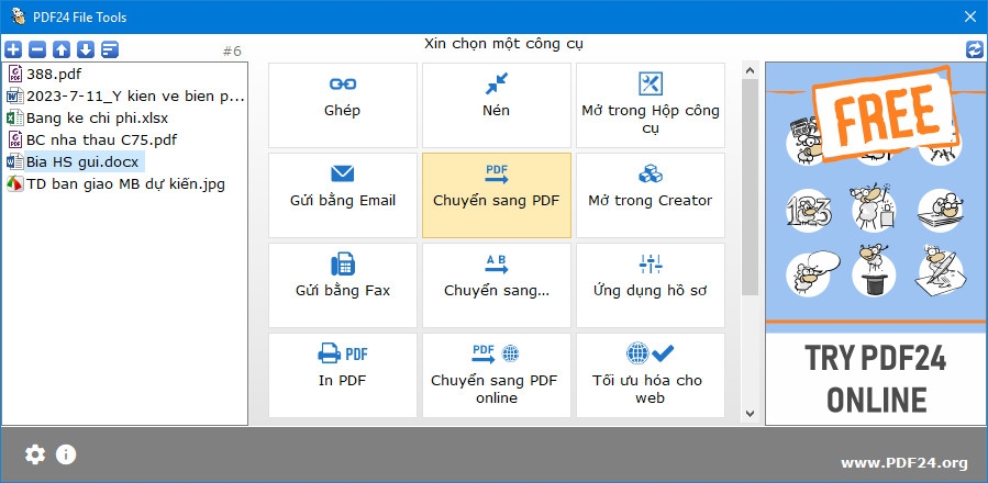 Khám phá PDF24 – Giải pháp làm việc với các tệp PDF tốt nhất