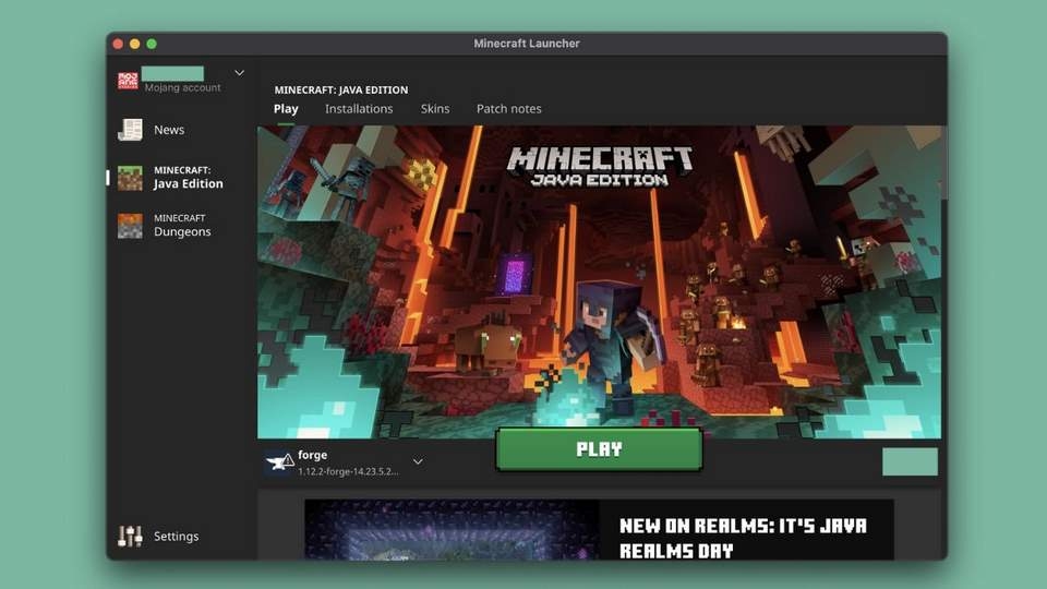 Minecraft Launcher - Ứng dụng cập nhật phiên bản Minecraft mới