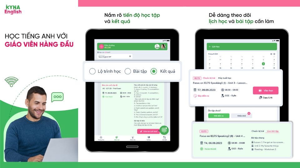 Kyna English - Ứng dụng giúp bé học tiếng Anh toàn diện