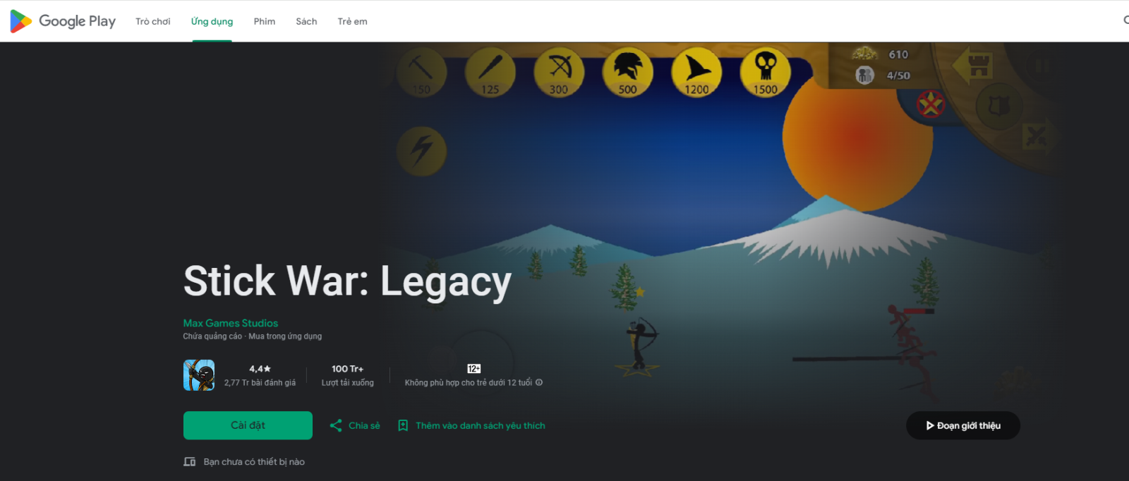 Stick War: Legacy - Hướng dẫn chi tiết từ những bước đầu tiên