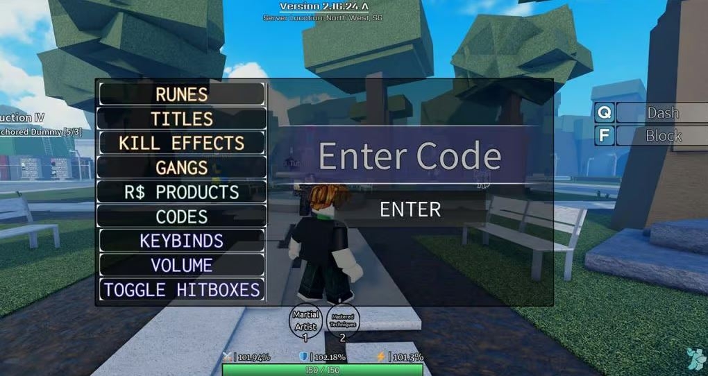 Tổng hợp Code Untitled Combat Arena mới 2026 cho game thủ